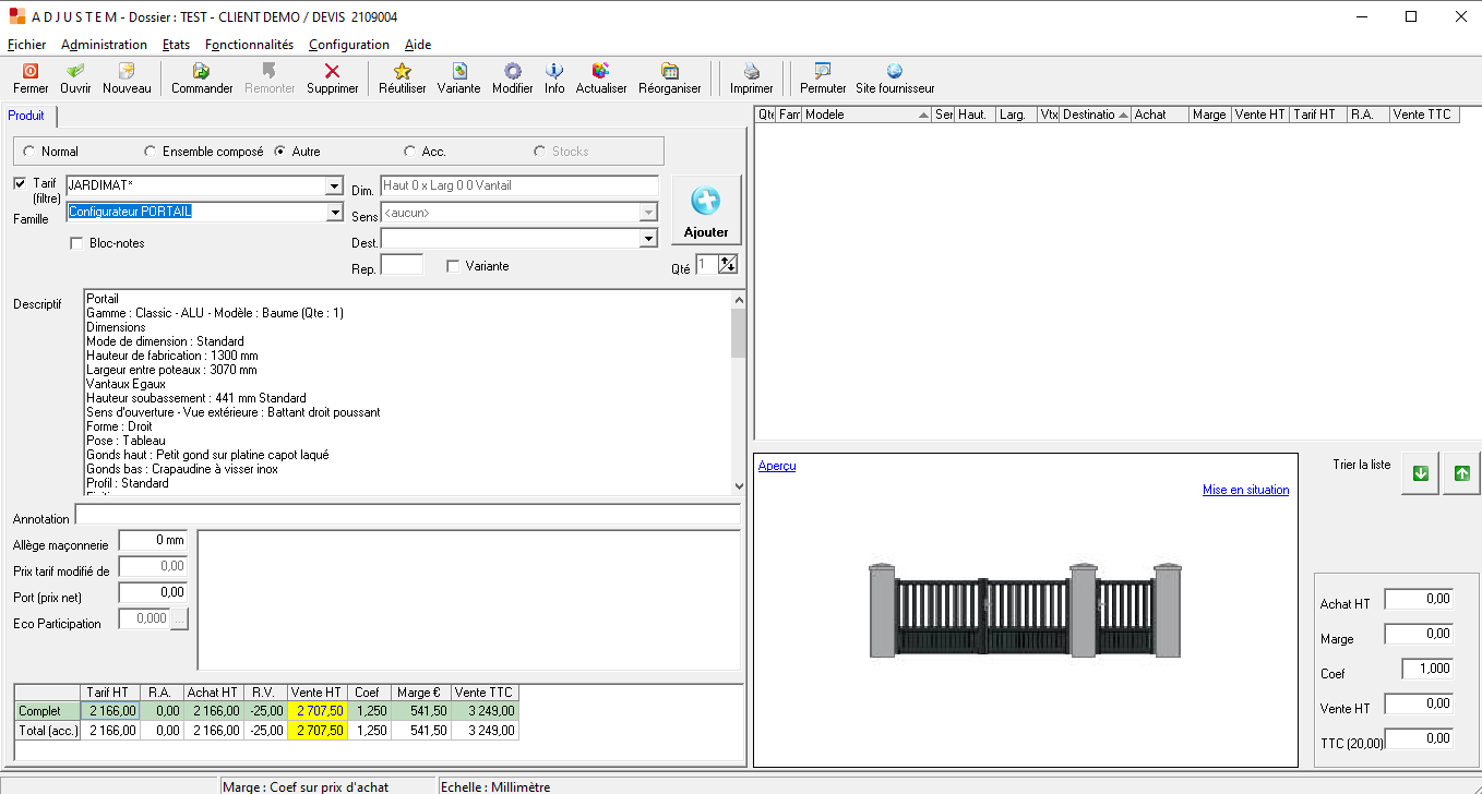 Connecteur Adjustem | BatiTrade Connect