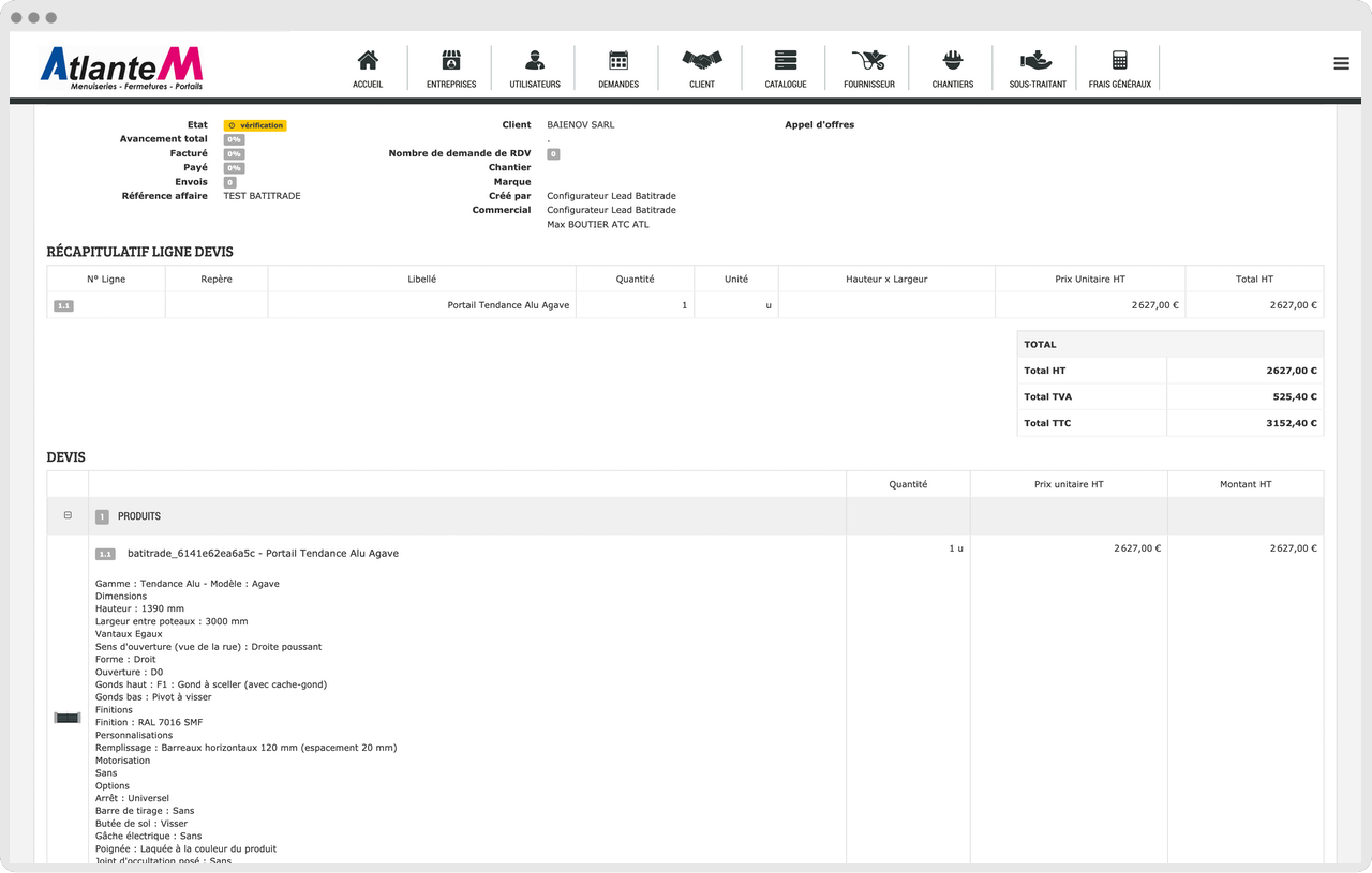 Connecteur Devibox | BatiTrade Connect
